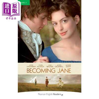 进口原版 *Pearson English readers 成为简·奥斯汀Becoming Jane 培生英语分级读物3级 初中-高中 蓝思值560L中心   Pearson Edu