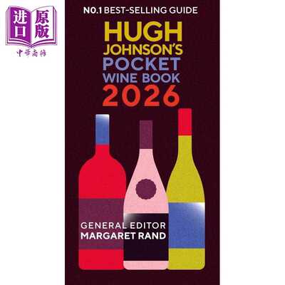 进口原版 *休约翰逊 口袋葡萄酒书 指南 2026 Hugh Johnsons Pocket Wine Book 2026 英文原版 Hugh Johnson   Octopus Publishing