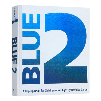 进口原版 英文原版绘本 蓝色2 百变蓝2 创意3D立体书 Blue 2 Pop Up 纸上艺术 想象力 创造力 益智游戏书 英文版进口原版英语书