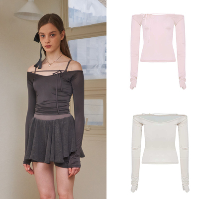 PEHRT清纯芭蕾少女长袖紧身打底