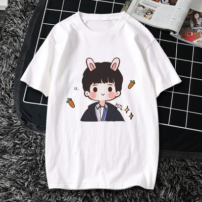 贺峻霖同款短袖T恤夏季宽松女TNT时代少年团明星周边粉丝应援服潮