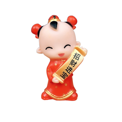 铜钱元宝金童玉女寿公寿婆摆件