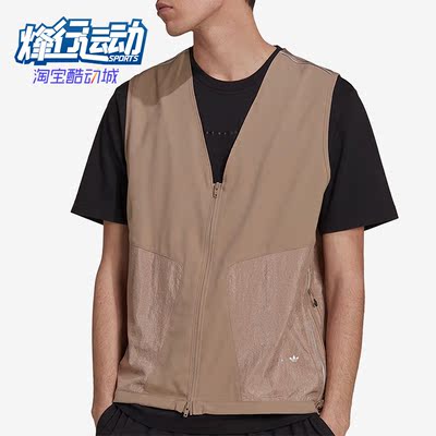 阿迪达斯三叶草男子保暖运动马甲