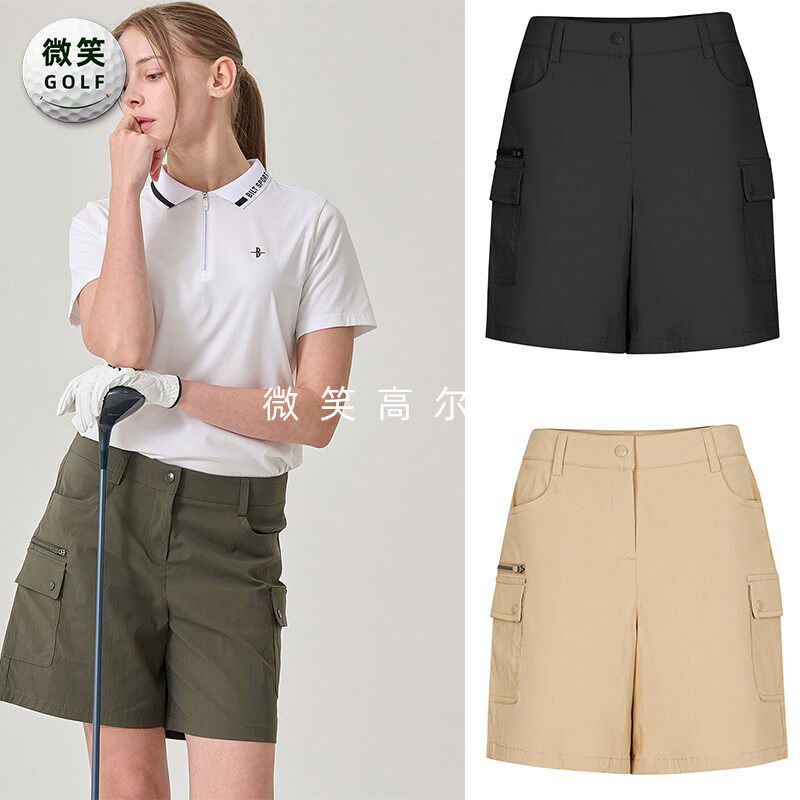 特价2026夏季新款韩国代购休闲弹力高尔夫球服女士工装裤透气短裤