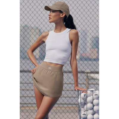 alo经典畅销款 Match Point Tennis Skirt网球运动半身裙 含球兜