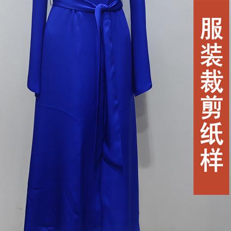 江南裁缝店 来料加工定制女西装领风衣式连衣裙服装打板纸样2309