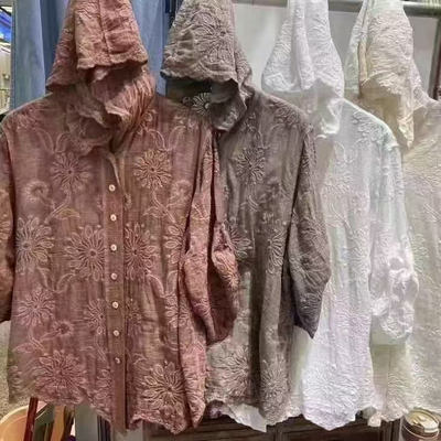 连帽小衫单排扣开衫外套百搭帽衫