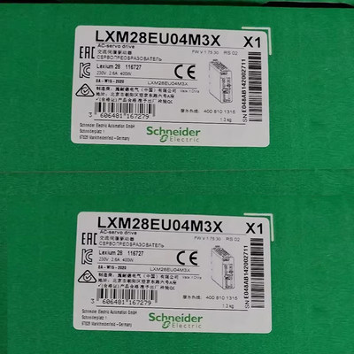 全新施耐德伺服驱动器LXM28EU01M3X/02/04/07/10/15/20/30/45/A5