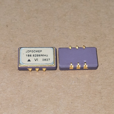 全新原装VECTRON高频压控晶振166.6286MHz 6脚镀金引脚 尺寸如图