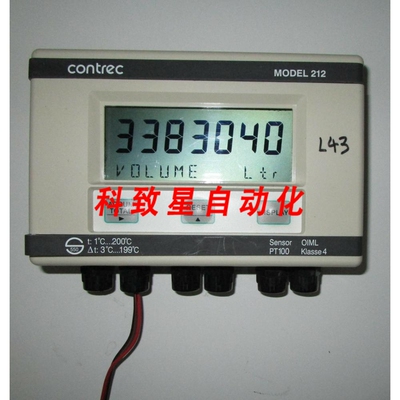 工业配件CONTREC 型号 212 212.21N0S 热量表控制器