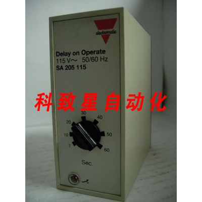 工业配件ELECTROMATIC SA205 115 延时操作 3-60秒定时器115V