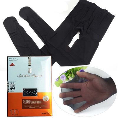 Labella Figura拉贝拉L857任意剪光透白慕斯袜10D小T档连裤丝袜子