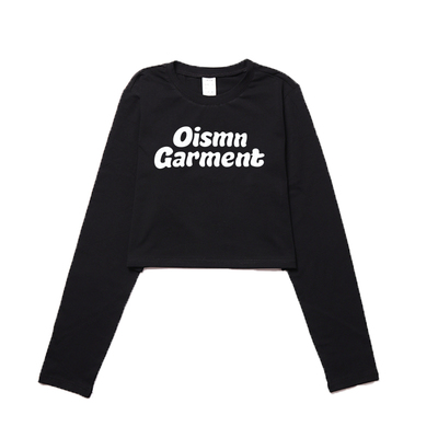 billkong春秋长袖t恤女短款高腰