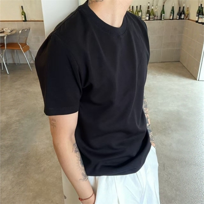 2026夏季上新嘉尔修身纯色T恤