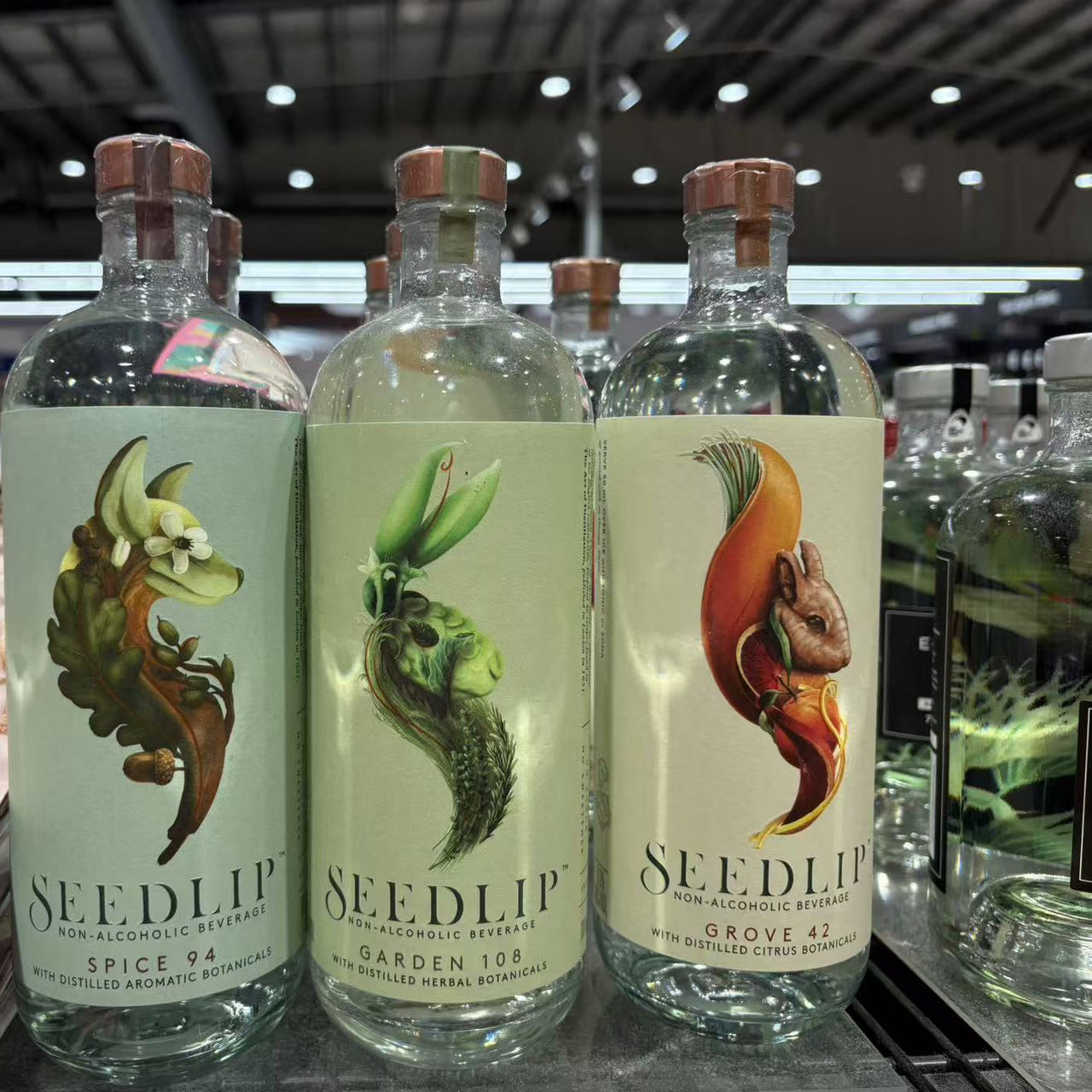 新西兰直邮希蒂力94 108 42烈酒风味饮料 Seedlip 无酒精风味饮料