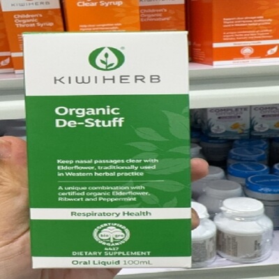 新西兰直邮Kiwiherb 成人耳鼻宁 鼻舒宁 100ml