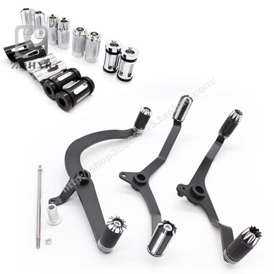 适用奔达钱江川崎配件改装前后踩