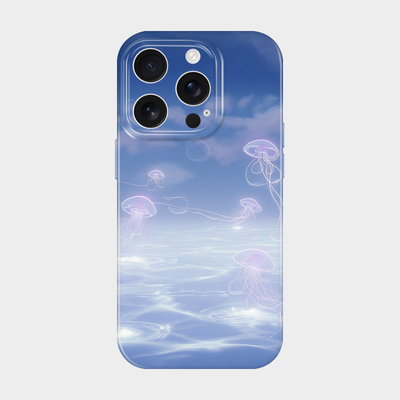 会飞的水母 适用iPhone苹果17Air16ProMax菲林手机壳15Plus14保护套13外壳12小众简约艺术11华为小米OppoVivo