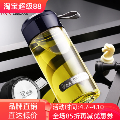 希诺单层玻璃杯加厚高硼硅泡茶杯