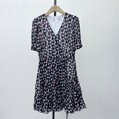 香●2025夏季新品 法式碎花连衣裙女气质显瘦小清新a字茶歇裙1471