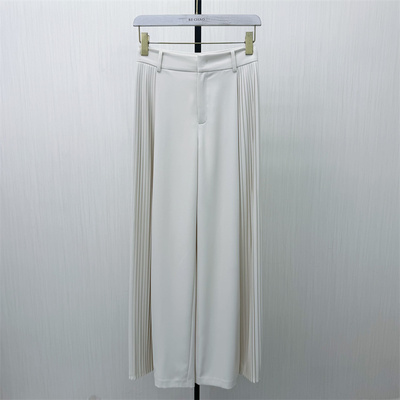 乂●2026春季新 西装阔腿裤女高腰显瘦宽松直筒通勤百搭长裤1762