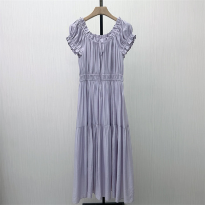 图●2026夏季新品 法式无袖连衣裙女气质简约显瘦小清新长裙4236