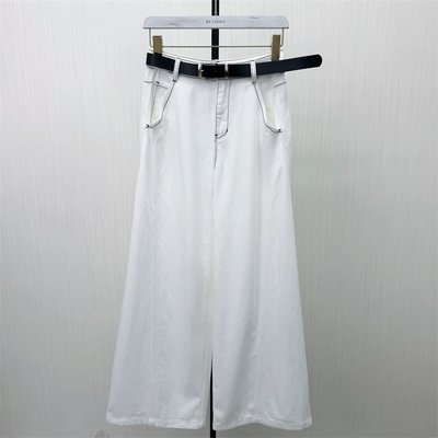 乂●2026春季新 阔腿牛仔裤女高腰显瘦宽松直筒休闲百搭长裤1963