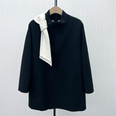 司●2025冬季新品 绵羊毛呢子大衣女中长款气质双面呢外套0610