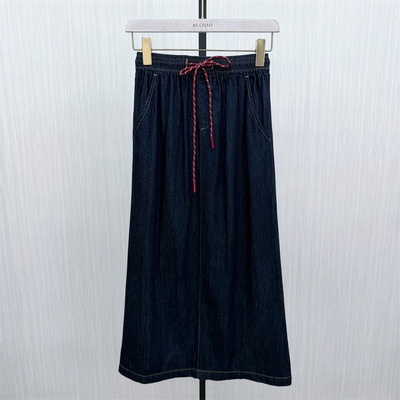 伊●2026夏季新品 牛仔半身裙女高腰显瘦休闲通勤直筒长裙3563