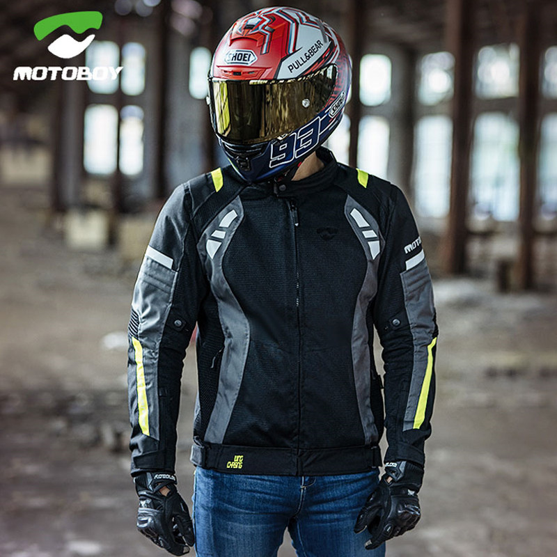 motoboy骑行服男摩托车套装机车赛车服防水防摔冬季保暖骑士四季