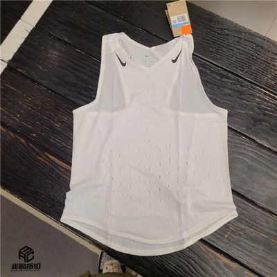 NIKE DFADV AROSWFT 女子速干透气马拉松adv跑步背心 FN2505-100