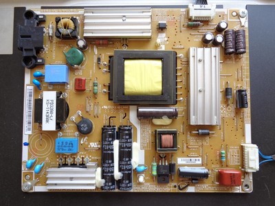 指导维修三星 UA32D4000N 不开机电源板 背光暗BN44-00421A