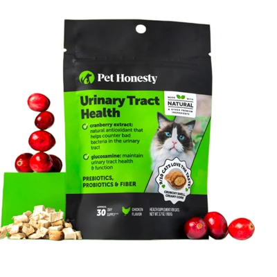 【现货】Pet Honesty猫咪泌尿道健康|双重口感营养补充咀嚼小零食