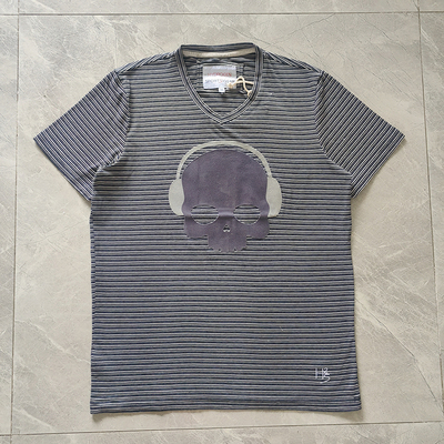 HYDROGEN骷髅印花短袖T恤男