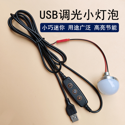 5VLED灯小夜灯充电宝USB调光灯泡