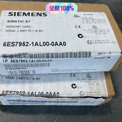 议价6ES7952-1AL00-0AA0 RAM存储卡 SRAM 2MBYTE 16BIT维修