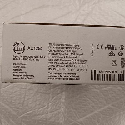 议价AC1254 易福门IFM AS-Interface总线电源模块维修