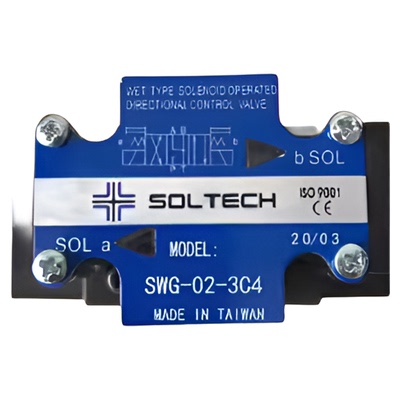 议价SWG-02-3C4 电磁阀 SOLTECH筌达 工业工控方向控制阀维修