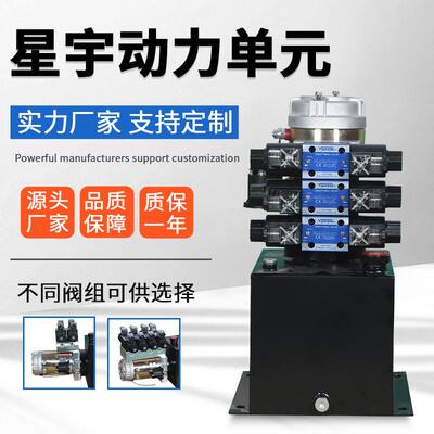 液244压动力单压元总成24微型单双向液泵站电升动降V平台油缸