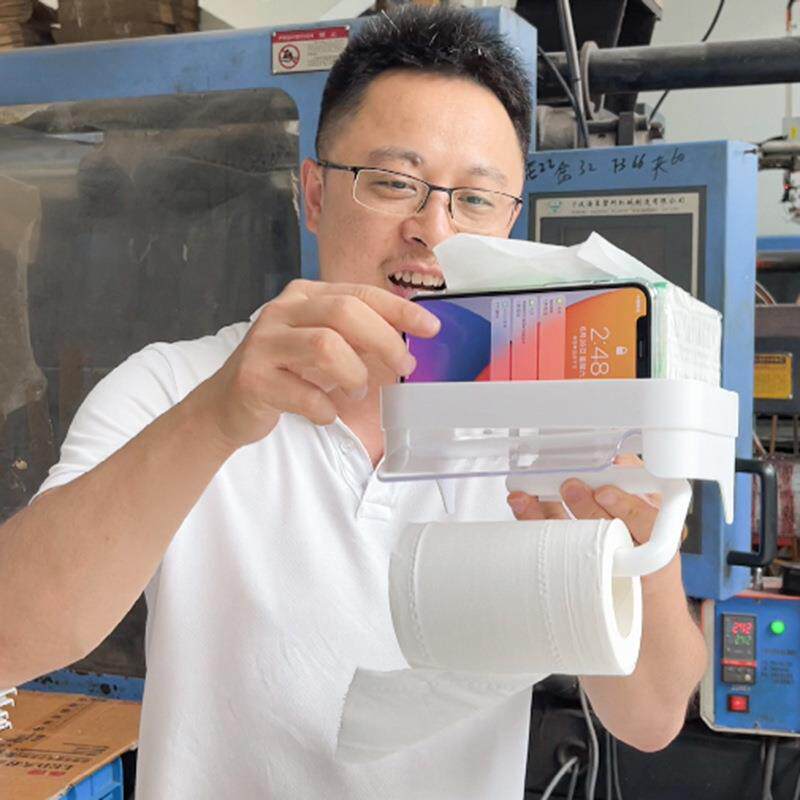 厂家Yyfish塑料纸巾架卷架洗间置架卫生间厕纸纸物架壁挂擦手手纸