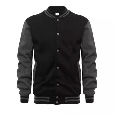 Men's sweatshirt, polyester fiber cardigan jacket, single