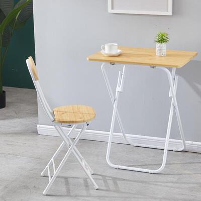 XEO折叠家桌子宿舍学习桌桌餐电脑桌长方桌出租房吃饭桌椅用套装