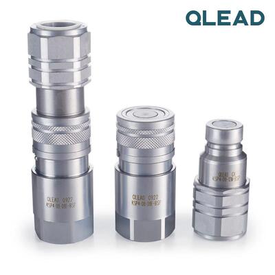 出口KSP4平面液压快速接头热熔对焊滑移装载机环卫注塑模具QLEAD