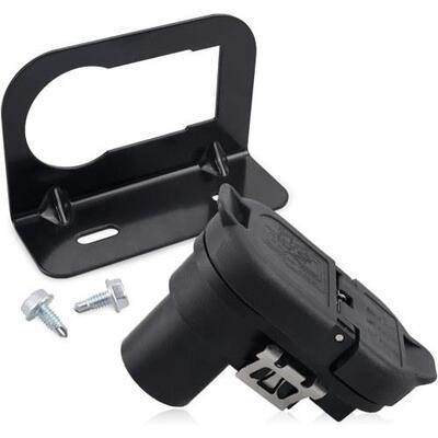 现货FU5Z-14489-A FU5Z14489A带支架4/7针拖车牵引线束连接器