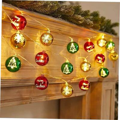 Christmas Lights String Xmas Tree Decoration Lights Santa Cl