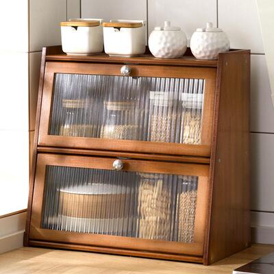 Kitchen condiment bottle rack storage shelf locker cabinet