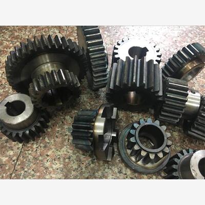 齿轮加工定做定制非标斜齿链轮铜涡轮蜗杆齿条花键链条10模8964模