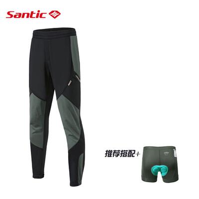 高档a车ntic森地客秋冬骑行裤男S休闲款保暖防风公路骑行套装 单
