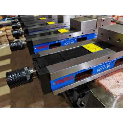 鹰牌YINAS寸倍力MC增压式虎钳DCV-4-1DC-4-10加工中P心虎钳V4角固