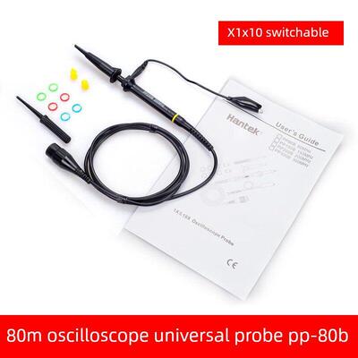 汉泰Pp80B示波器探头80Mhz宽衰减1X10X探头笔耐压300V